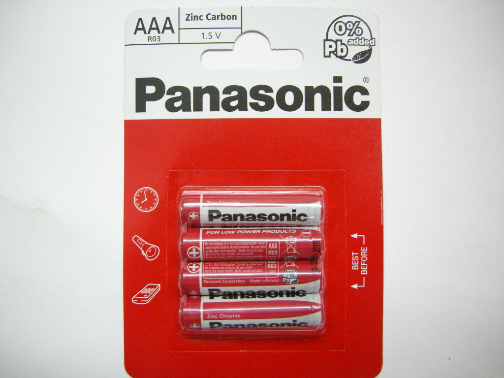 PANASONIC Zinc Carbon 4 AAA | HAPPY GARDEN